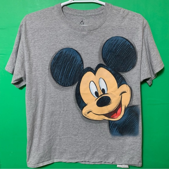 Disney | Shirts | Retro Style Disney Mickey Mouse Front And Back Tshirt ...